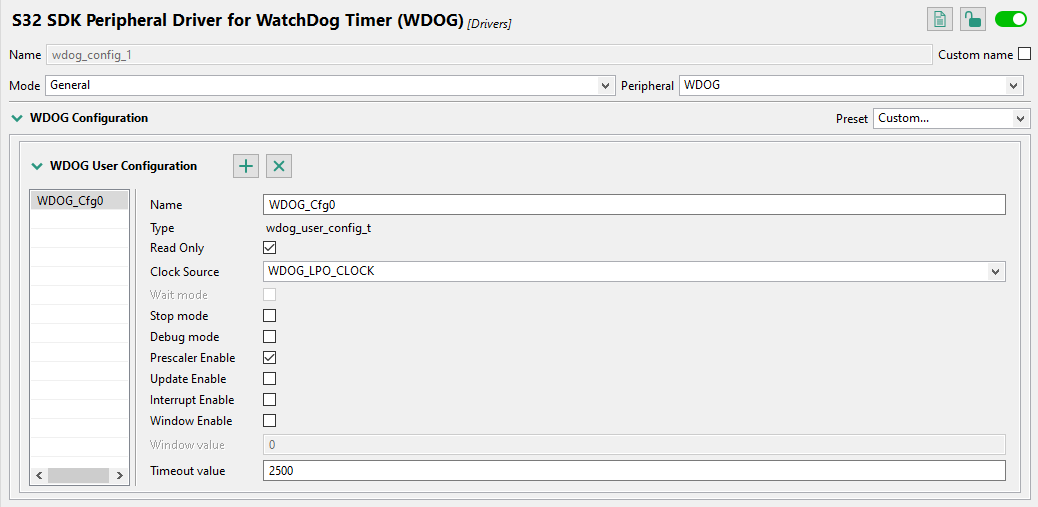 S32K144 Watchdog timeout difference by 1 sec - NXP Community