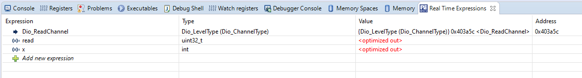 Solved: variable optimized out - NXP Community
