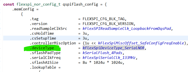 IMXRT1021EVK FlexSPI boot configuration - NXP Community