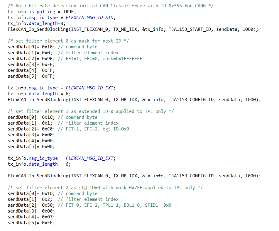 Example S32K344 FlexCAN_Ip TX/RX/EnhanceRXFIFO test S32DS3.4 RTD200 ...