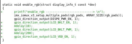 IMX6Q : display color stripes after configured LCD parameters in Uboot ...