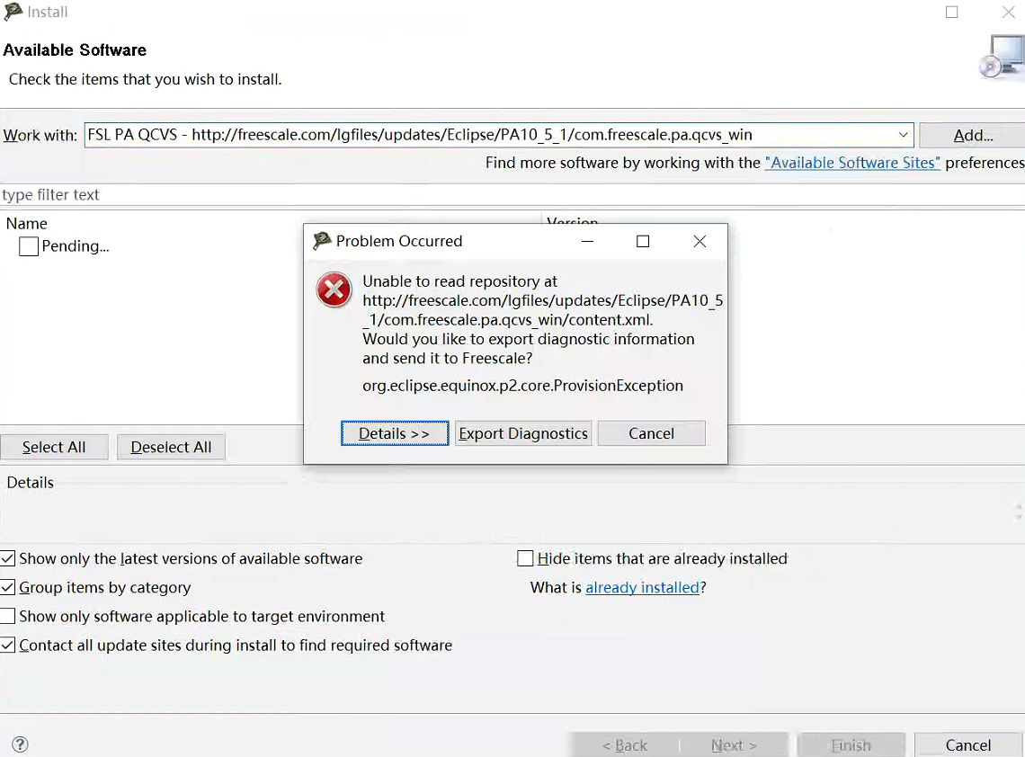 Solved: codewarrior 10.5 QCVS cannot download - NXP Community