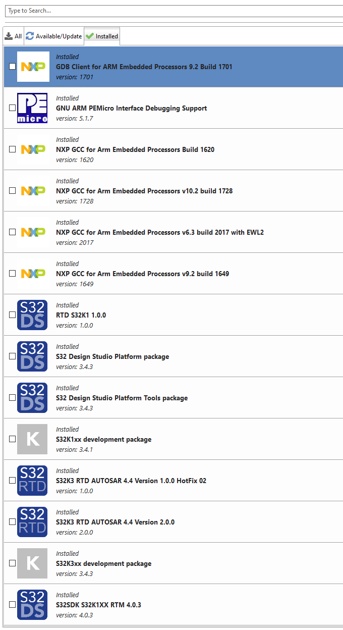 What packages needed for a T-Box generic bringup " HelloWorld" using ...