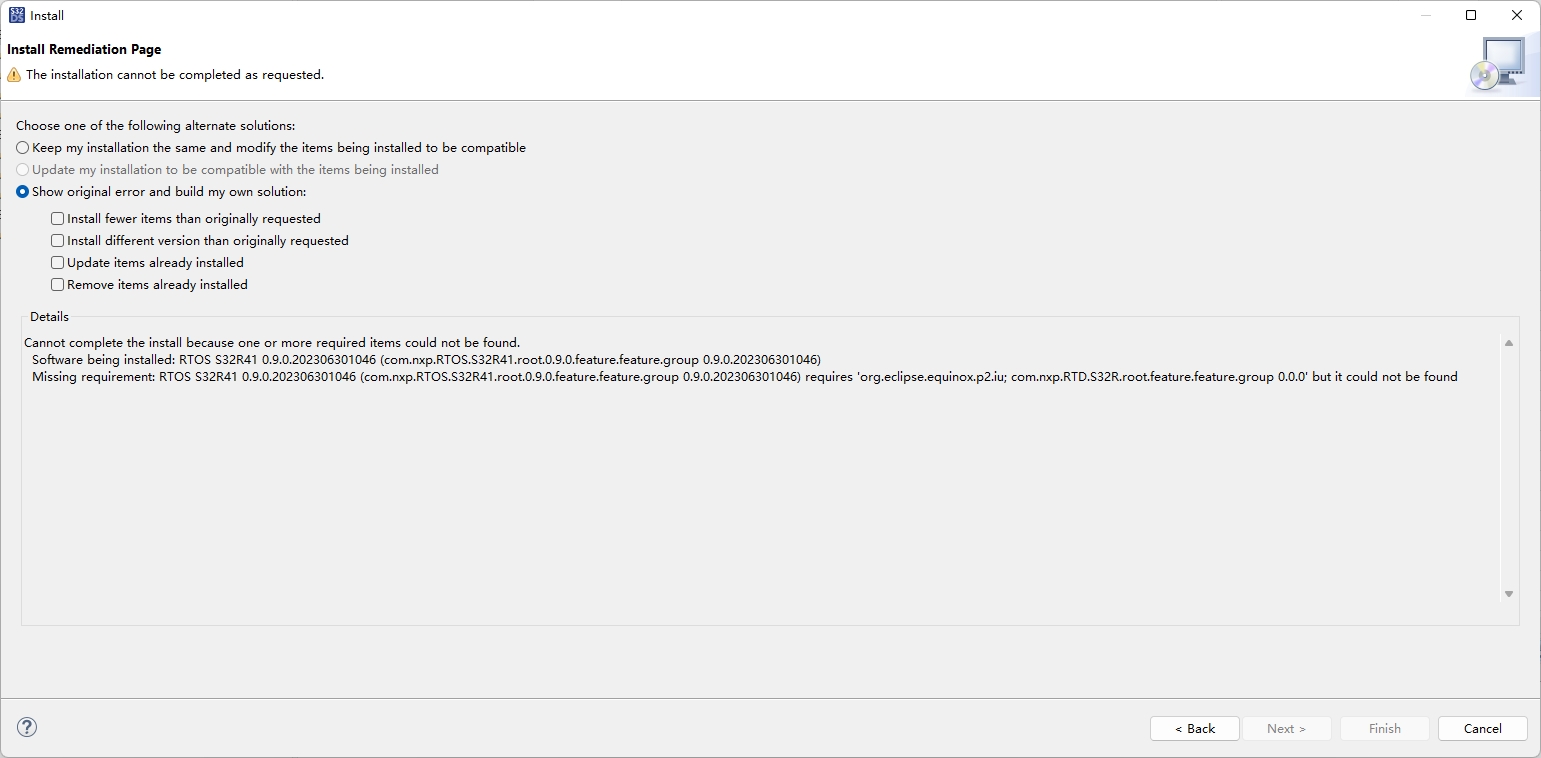 S32R41_M7_RTOS_4_7_BETA_0_9_0_DS_updatesite_D2306 is not fully ...