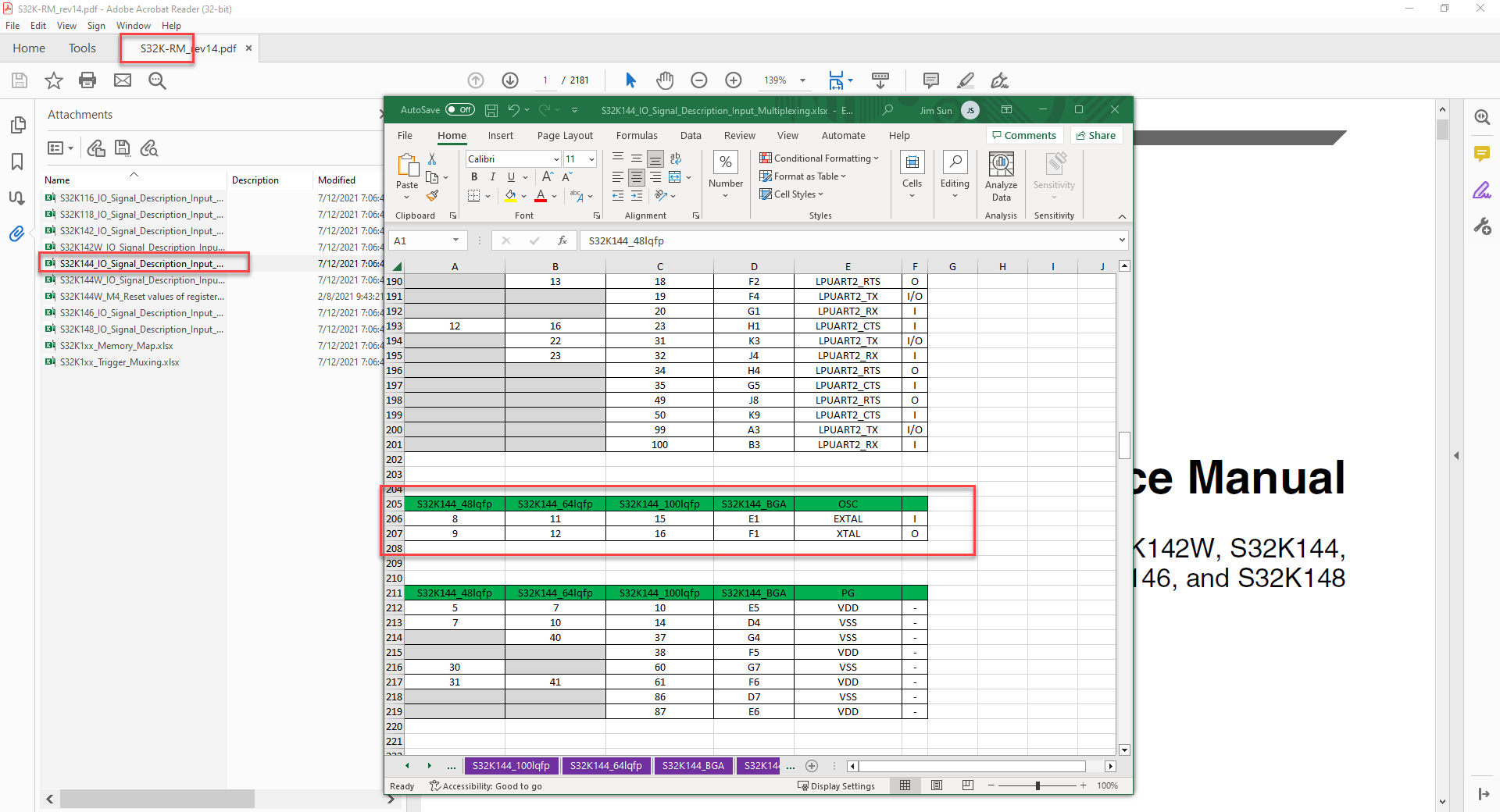 Solved: Crystal pin in S32K144 64 pin - NXP Community