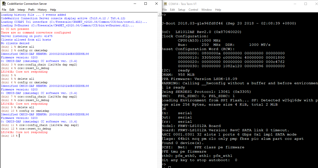 LS1012A JTAG queries. - NXP Community
