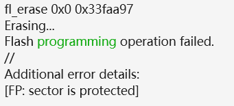 Solved: CW TAP Failed to program xspi flash with error [FP: sector is protected] - NXP Community