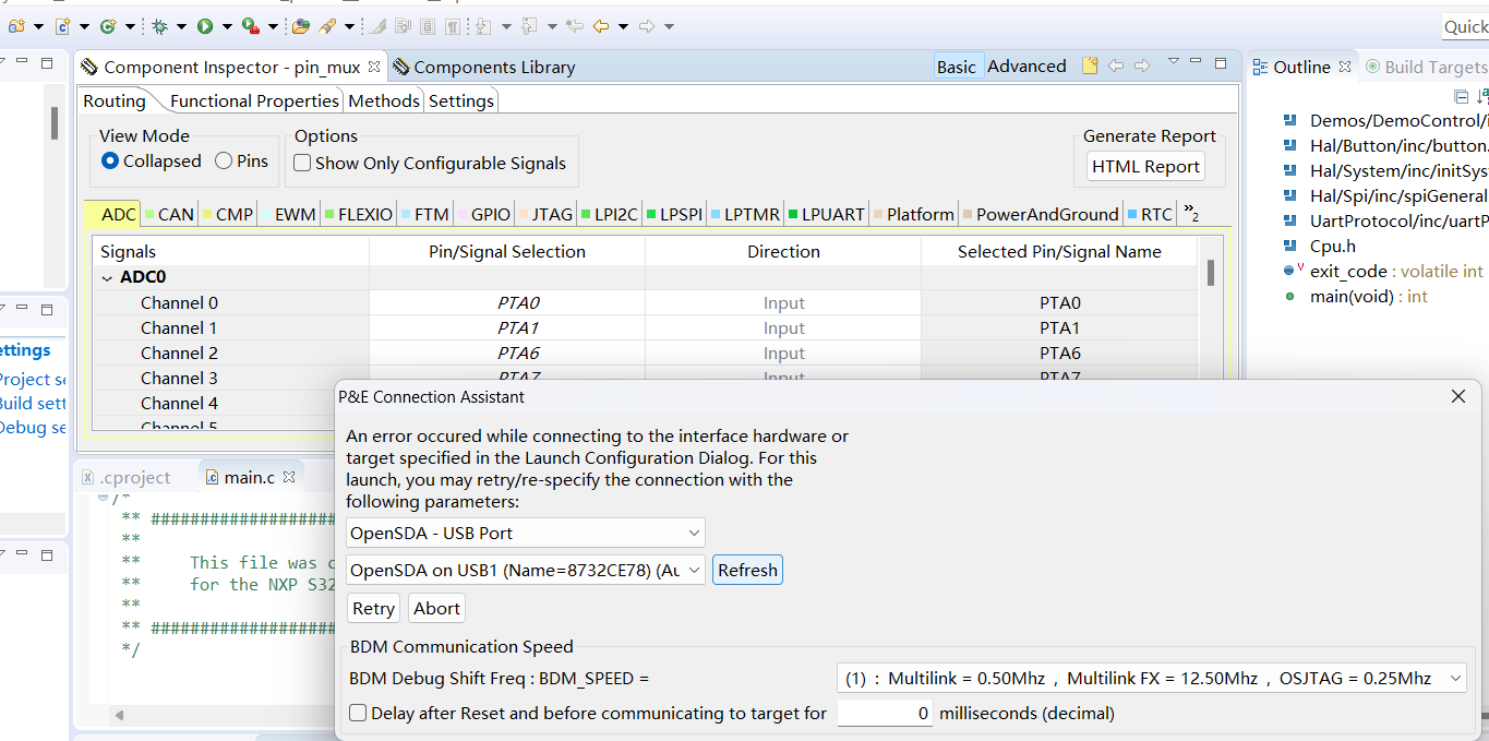 Solved: S32 Design stdudio -->Description No such file or directory - NXP Community