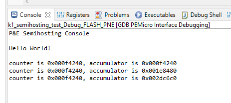 Solved: how to use the printf function in S32DS.3.5 ? - NXP Community