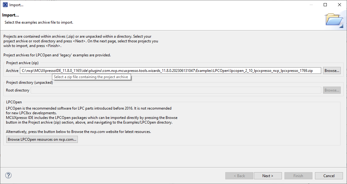 LPC1769 examples code(getting started) - NXP Community
