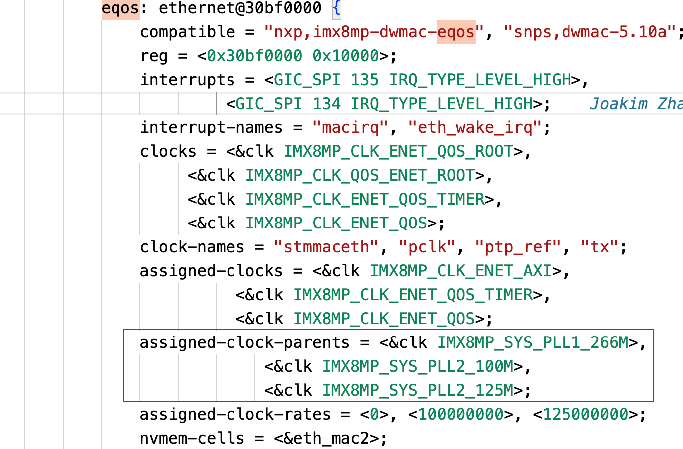 Solved: IMX8MP ENET_QOS RGMII REF CLOCK - NXP Community