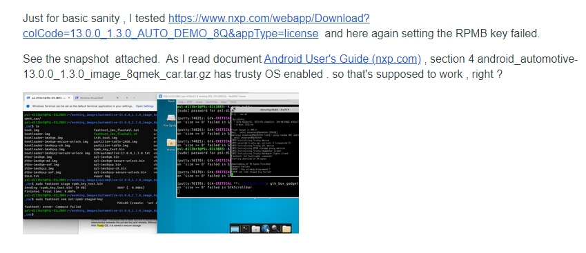 Enabling Trusty OS on Android 13 for i.MX8QXP Board - NXP Community