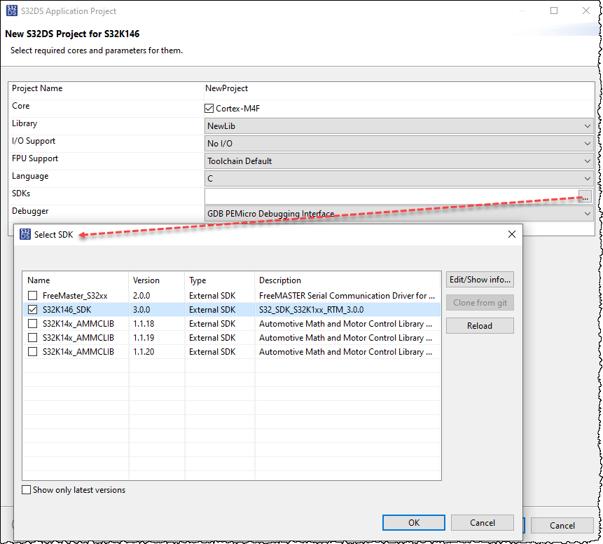 Solved: S32k146 Process expert- No active project - NXP Community