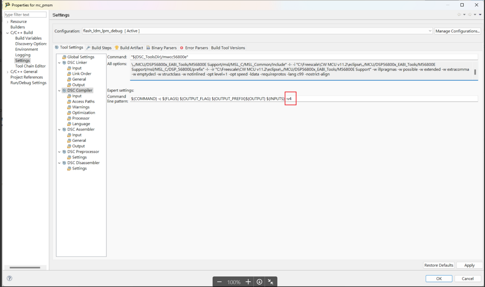 Solved: SDK_2_12_0_MC56F80000-EVK motor control demo can not build ...