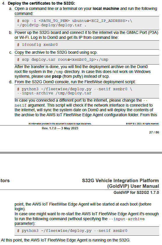 How to flash a binary file of a project generated by EB tresos and compiled on S32 studio to ...