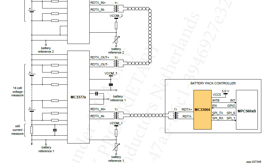BMS Architecture for MC33771C BMS AFE - NXP Community