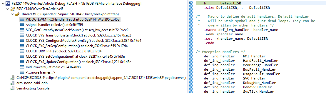 Solved: BusFault at 0x4004B020 on FS32K144W - NXP Community