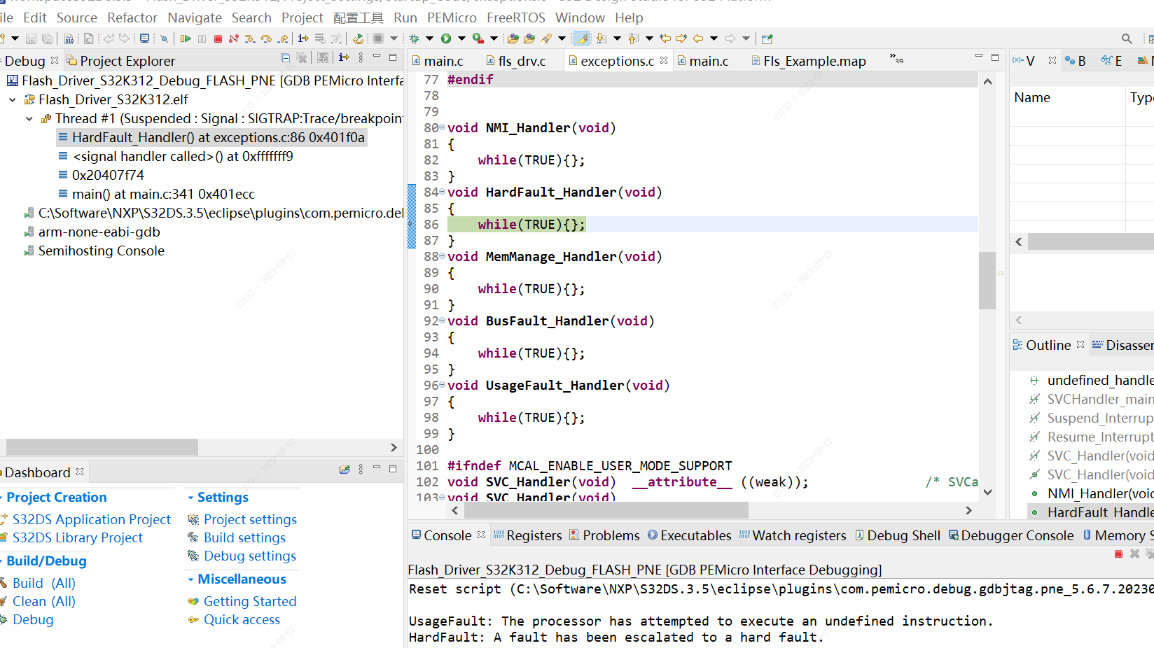 S32K312 Flash Driver can not run in RAM - NXP Community