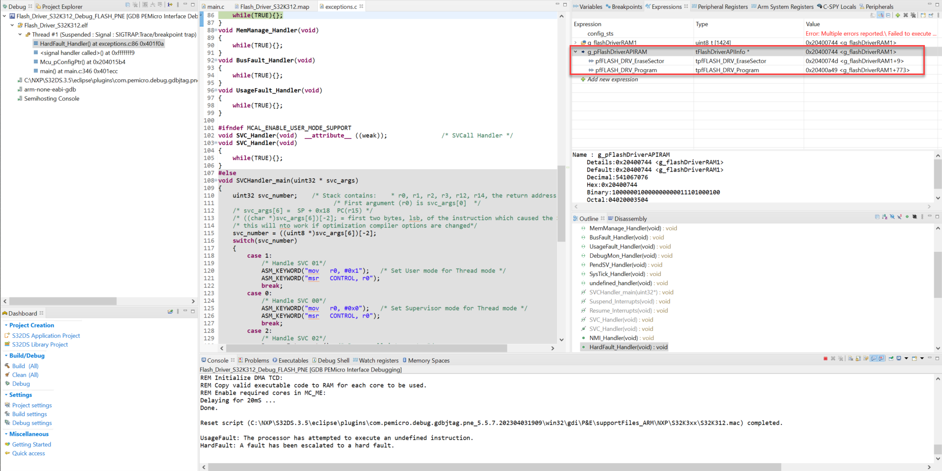 S32K312 Flash Driver can not run in RAM - NXP Community