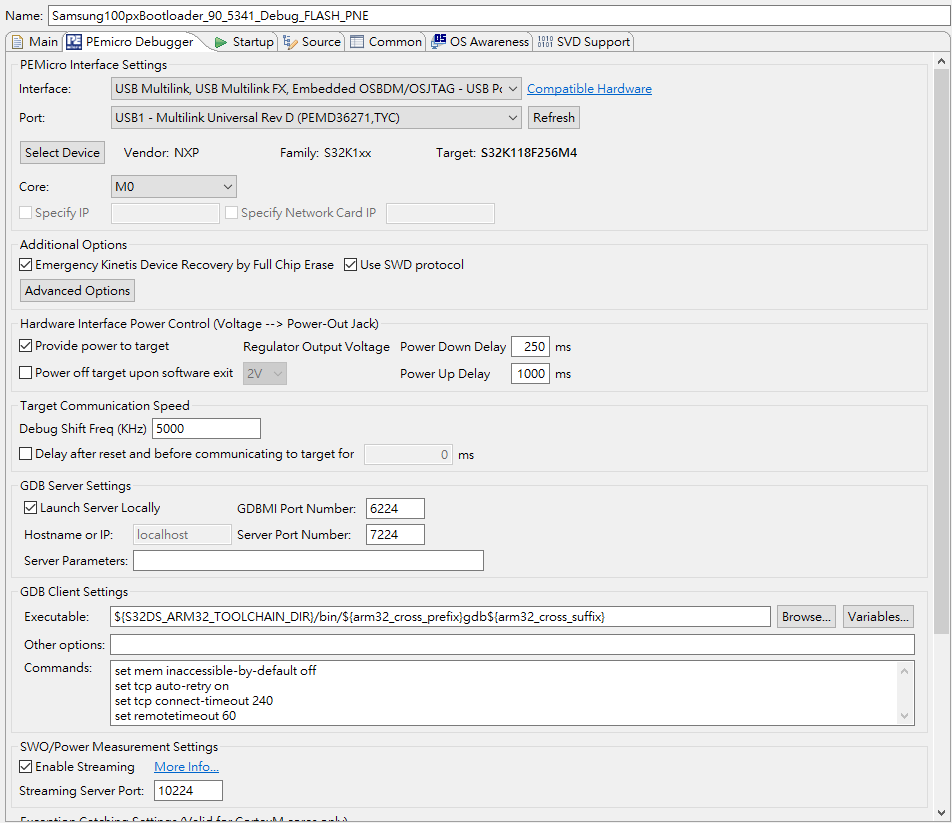 Solved: The GDB Server was not able to establish a connection to the target processor. - NXP ...