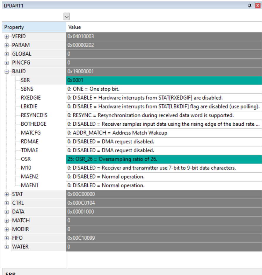 Solved: RT1176 transfer data through usart at baudrate 921600 - NXP Community