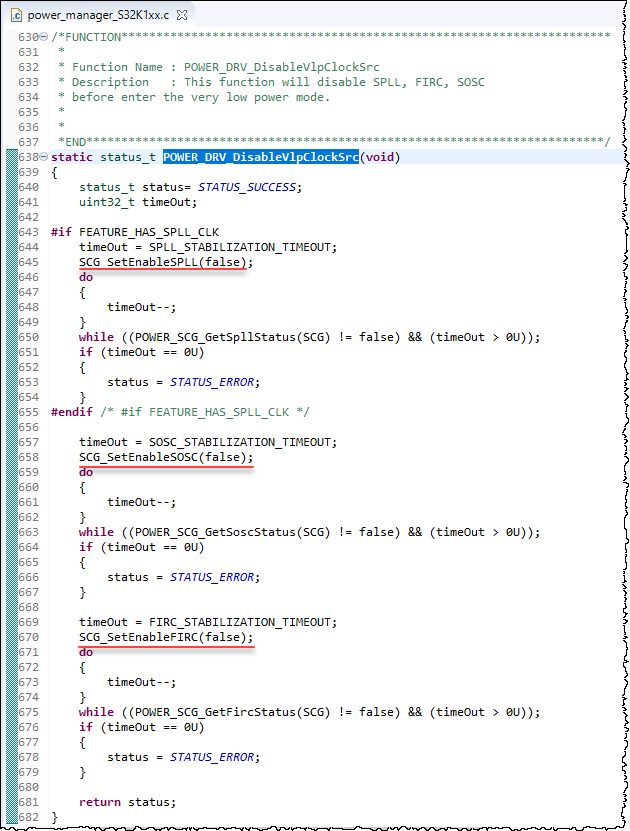 Solved: Cannot enter VLPS mode - NXP Community