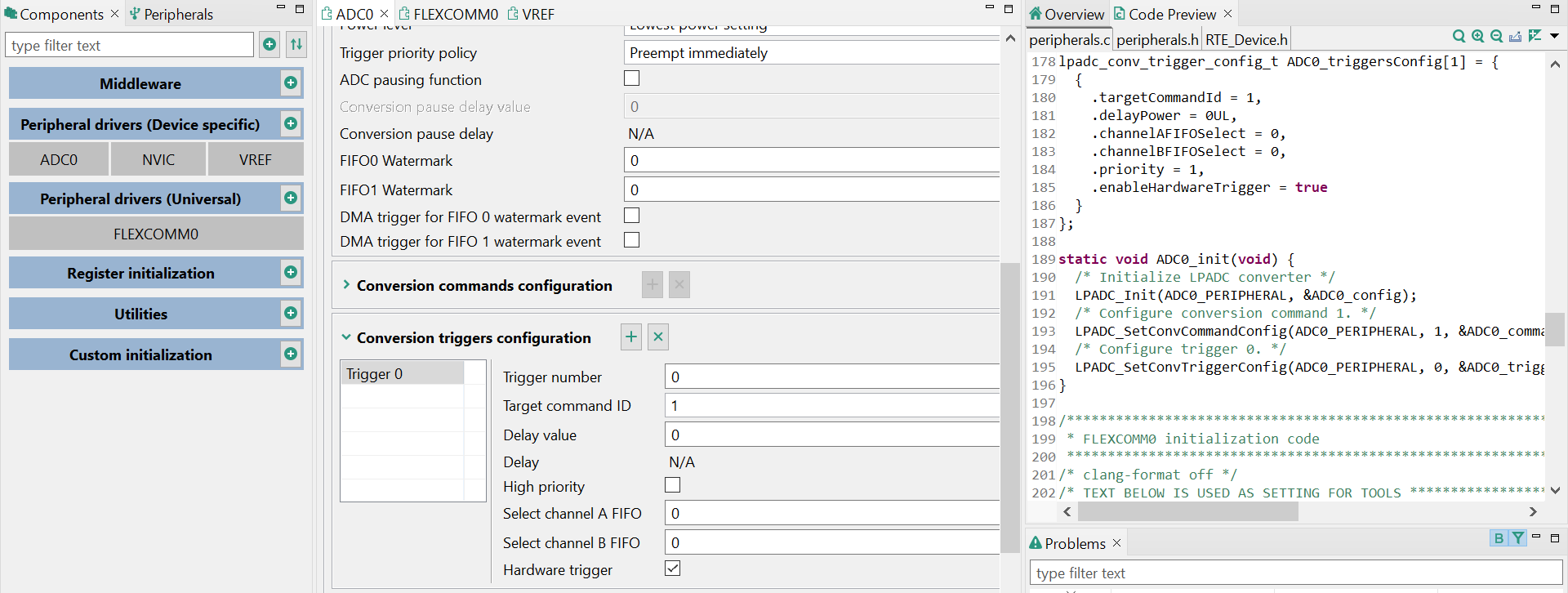 Solved: LPC553x: configure ADC hardware trigger sources - NXP Community
