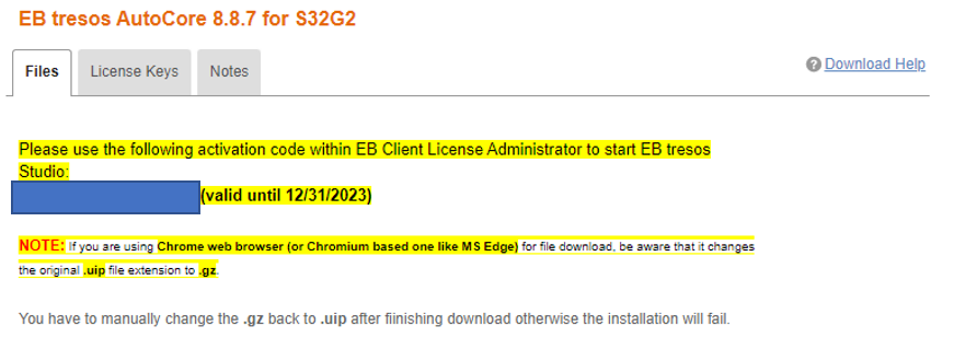 Solved: EB tresos AutoCore 8.8.7 for S32G2 license update - NXP Community