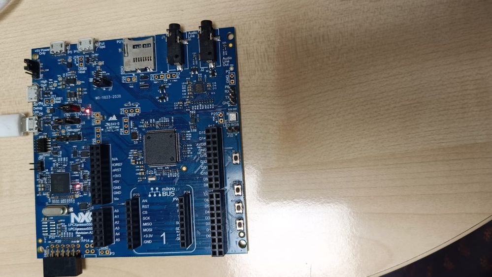 LPC55s69JBD100 Evaluation board : unable to load the program via debug ...