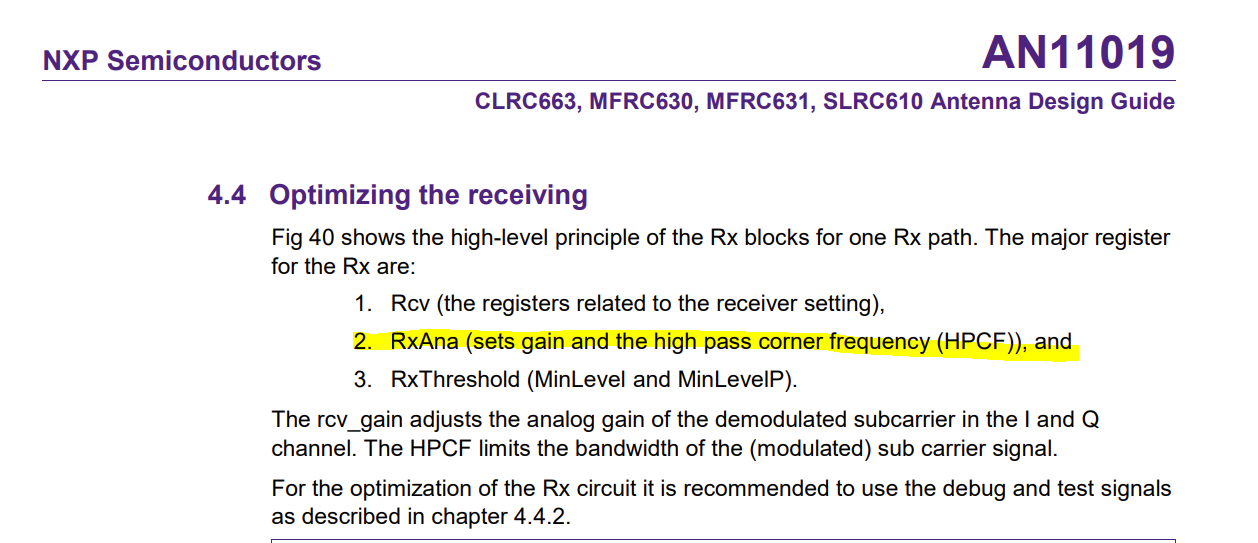 Solved: MFRC630 antenna matching - NXP Community