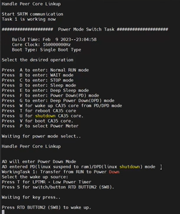 Re: IMX8ULP EVK power consumptions - NXP Community