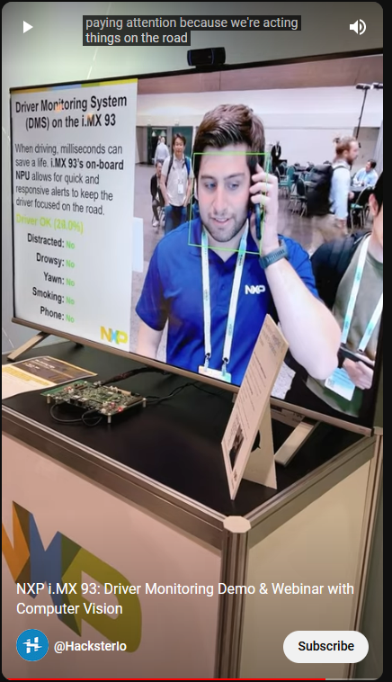 Driver Monitoring System Demo - i.mx93evk - NXP Community