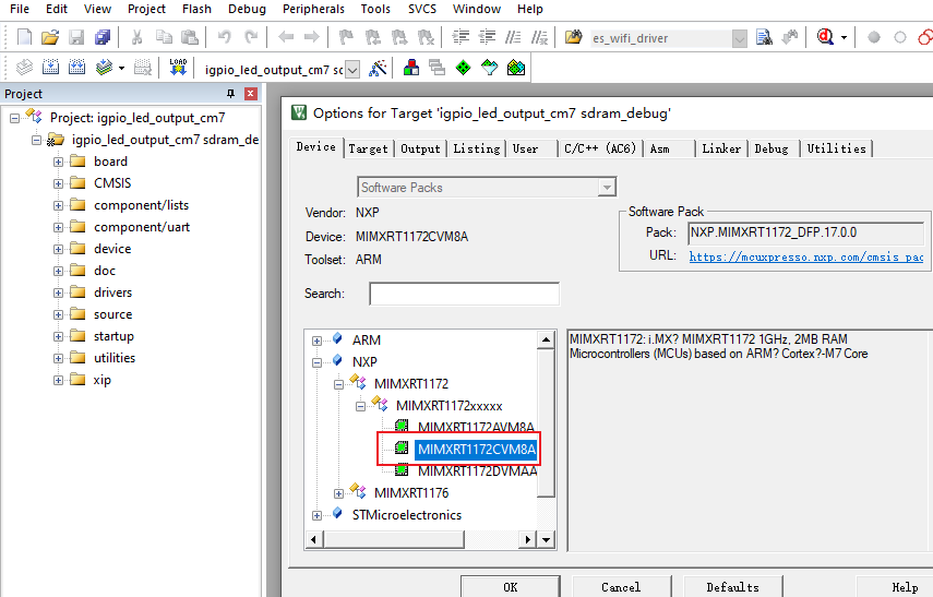 Solved: MCUXpresso Config Tools+Keil MDK 切换MCU后报错 - NXP Community