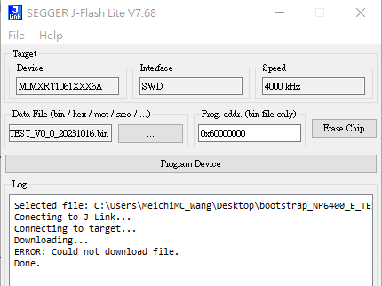 Solved: Re: cannot program flash with pull-high auto probe - NXP Community