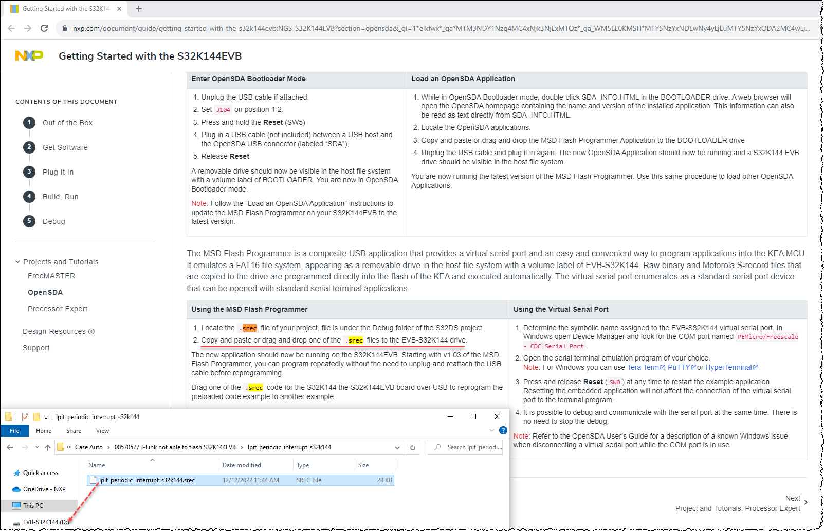Solved: Re: How to S32K144EVB build, flash - NXP Community