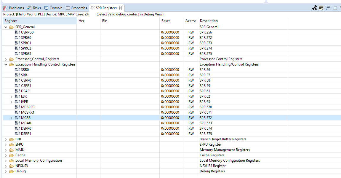 MPC5746B trapping by IVOR1_Vector - NXP Community