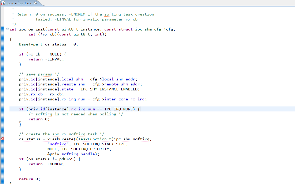 Solved: Is IPCF not supported on statically allocated operating systems? - NXP Community