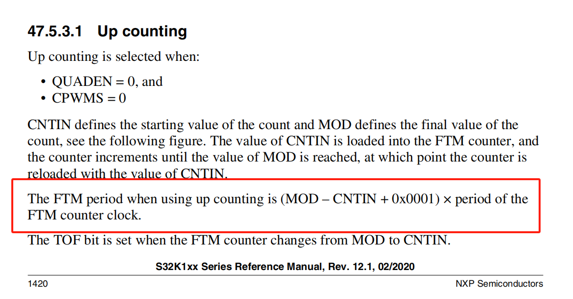 Solved: S32K144 MCU FTM Timed counting cycles issue - NXP Community