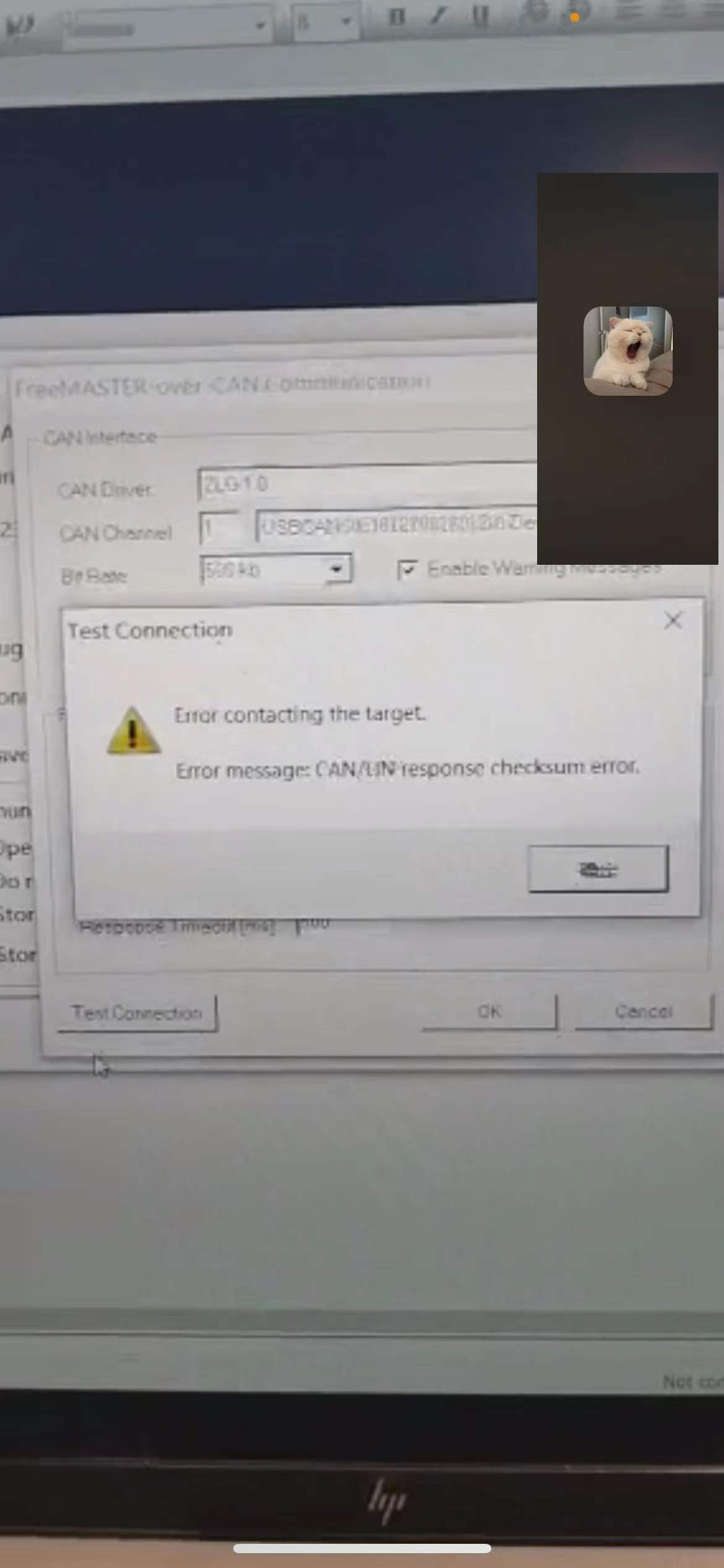 FreeMaster, CAN checksum error . - NXP Community