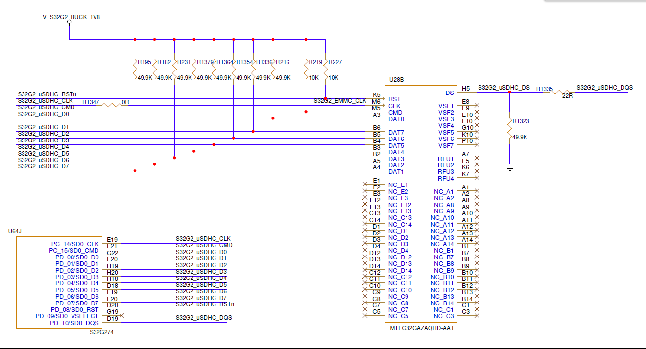 S32G2 EMMC data line swapping - NXP Community