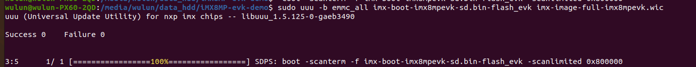 i.MX8MP evk : Use uuu to flash eMMC problem - NXP Community
