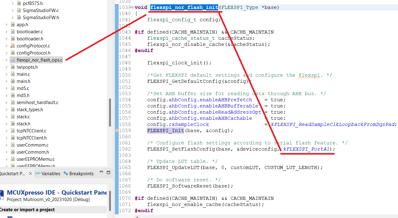How to change a NOR FLASH memory from FlexSPI port A1 to port B1? - NXP Community
