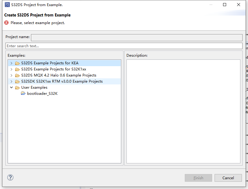 S32DS IDE failure to import K3 RTD - NXP Community
