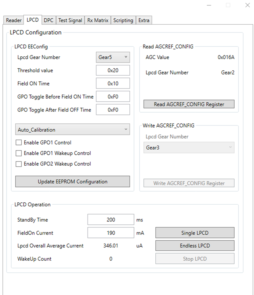 How to configure PN5180 LPCD - NXP Community