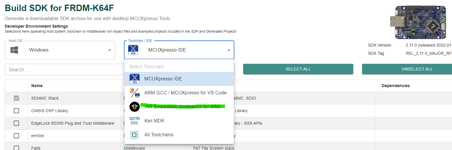 關於SDK - NXP Community