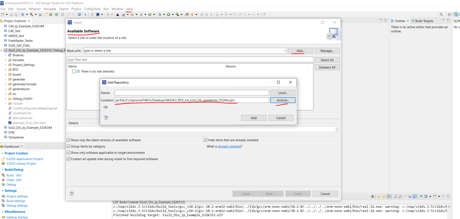 Solved Mctptx1ak324 Code Example Build Error Nxp Community 1909