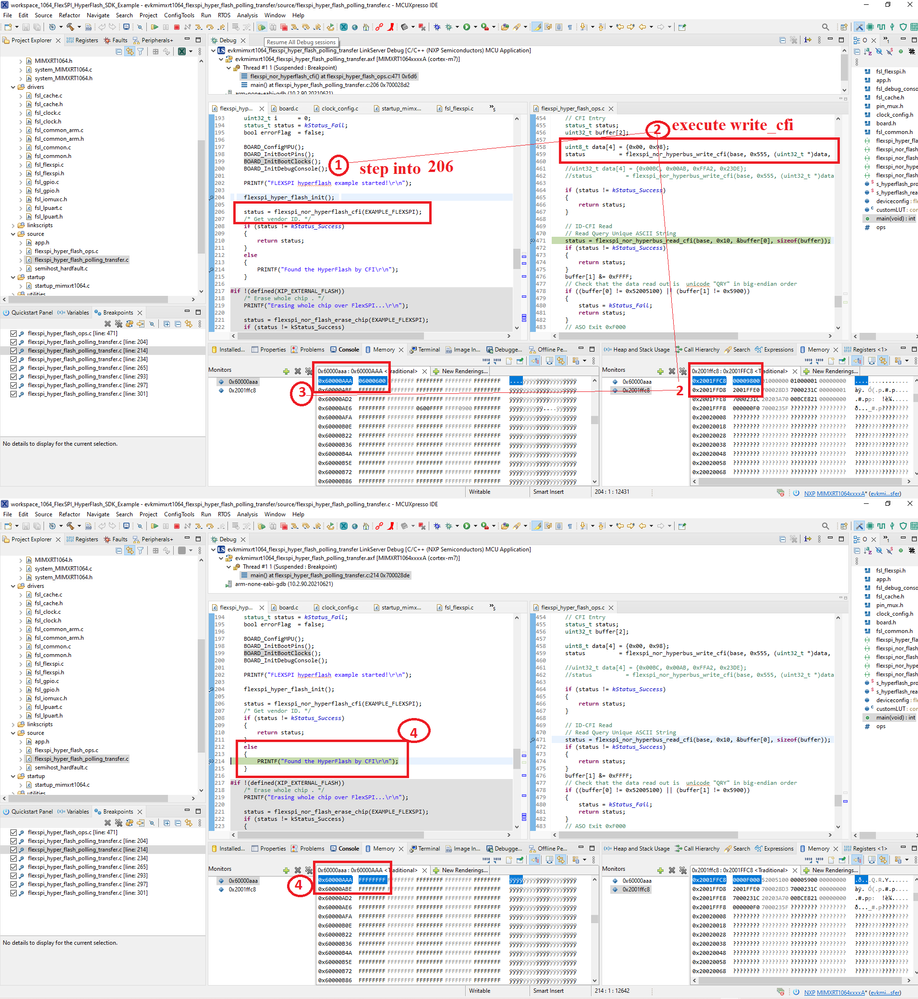 Re: IMXRT1064 HyperFlash via FlexSPI - NXP Community
