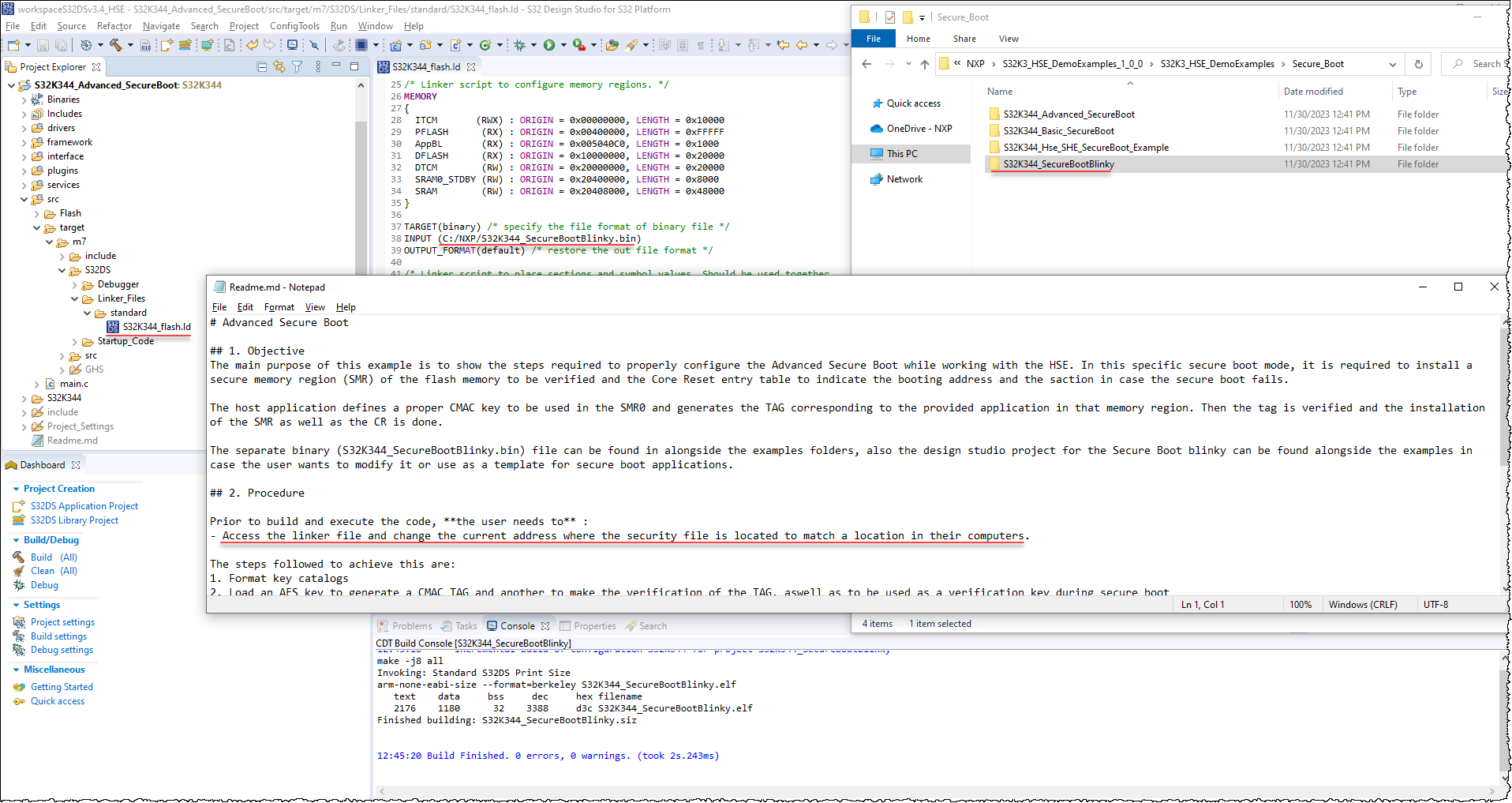 S32k3 hse advance boot secure code - NXP Community