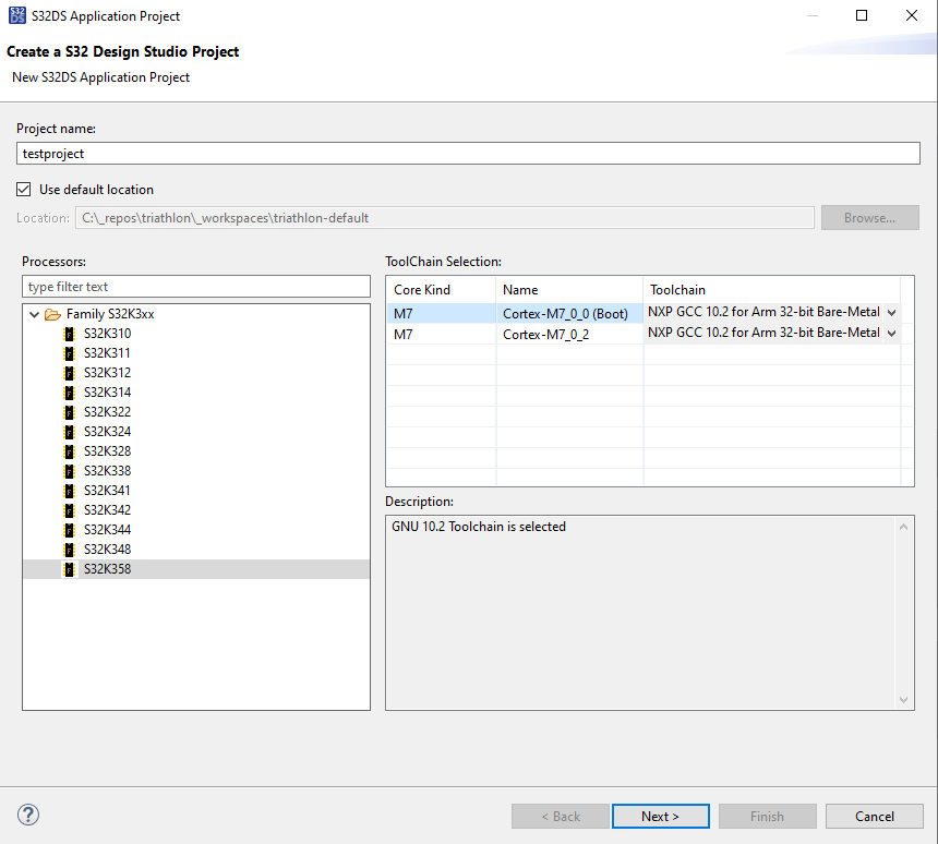 Solved: S32K3xx: S32DS created "Application Project" incompatible with RTD - NXP Community