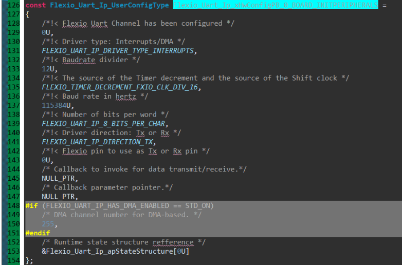 S32K3xx Flexio UART config issue - NXP Community